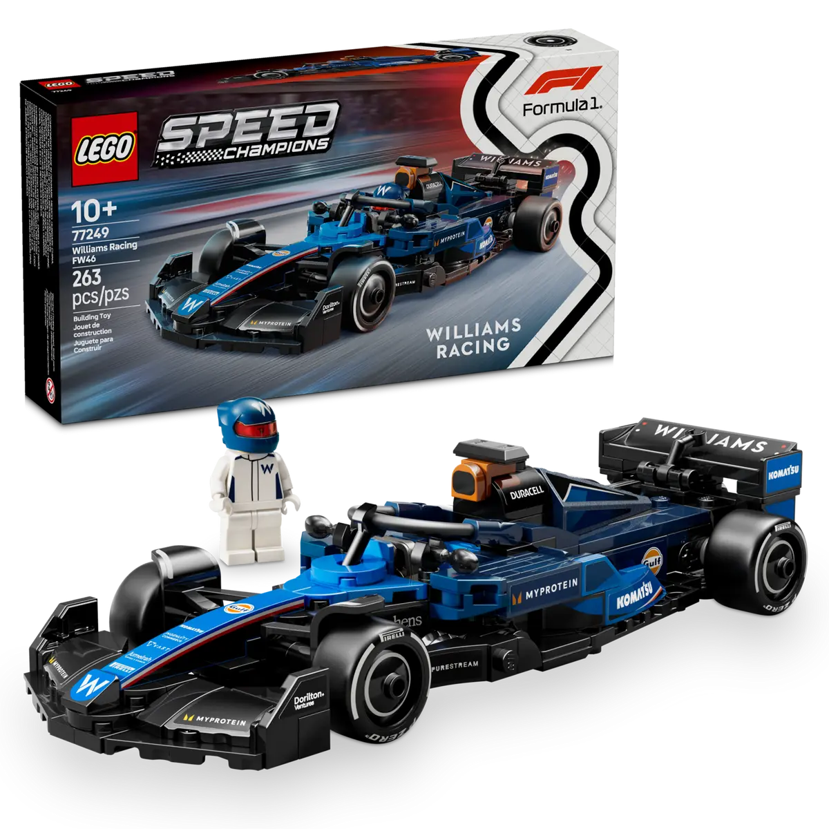 LEGO® Speed Champions Williams Racing FW46 F1® Race Car 77249 ...